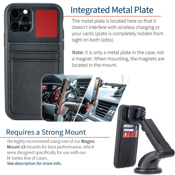 iPhone 11 Pro Bio M2B Wallet Case [Black] - Dockem